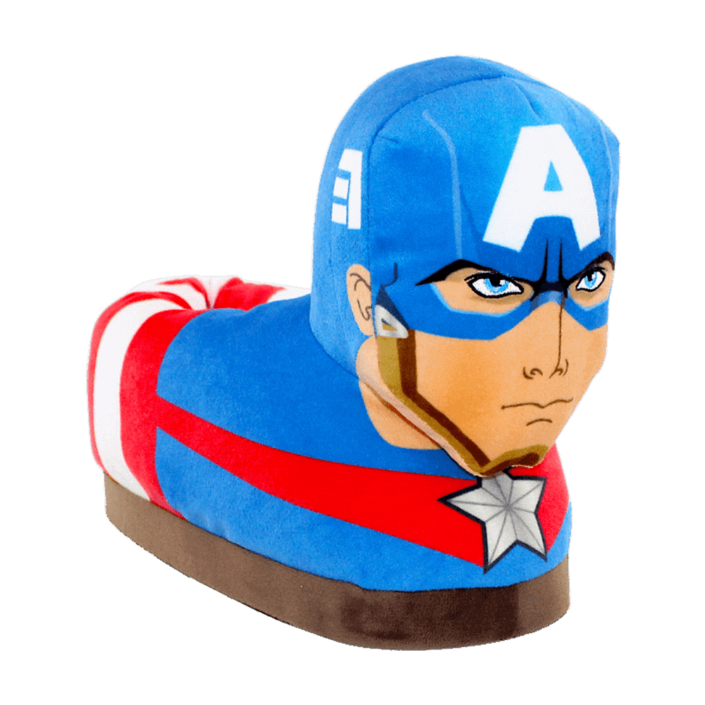 Captain America Slippers – HappyFeet Slippers
