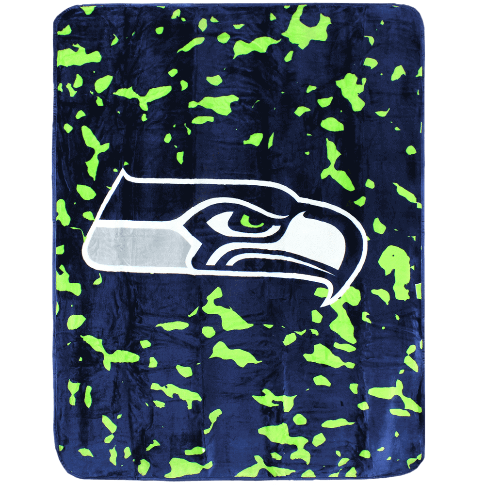 Seattle Seahawks Throw Blanket, 50" x 60" – HappyFeet Slippers